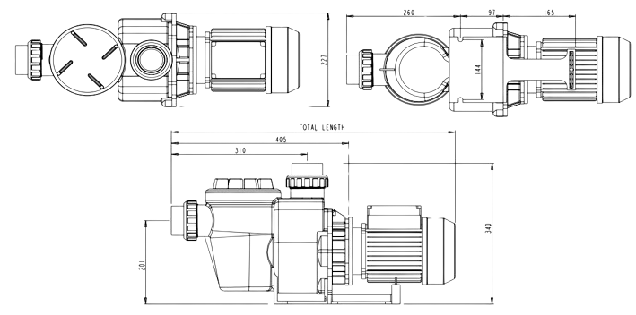 Hydrostorm high performance pool pump - Waterco