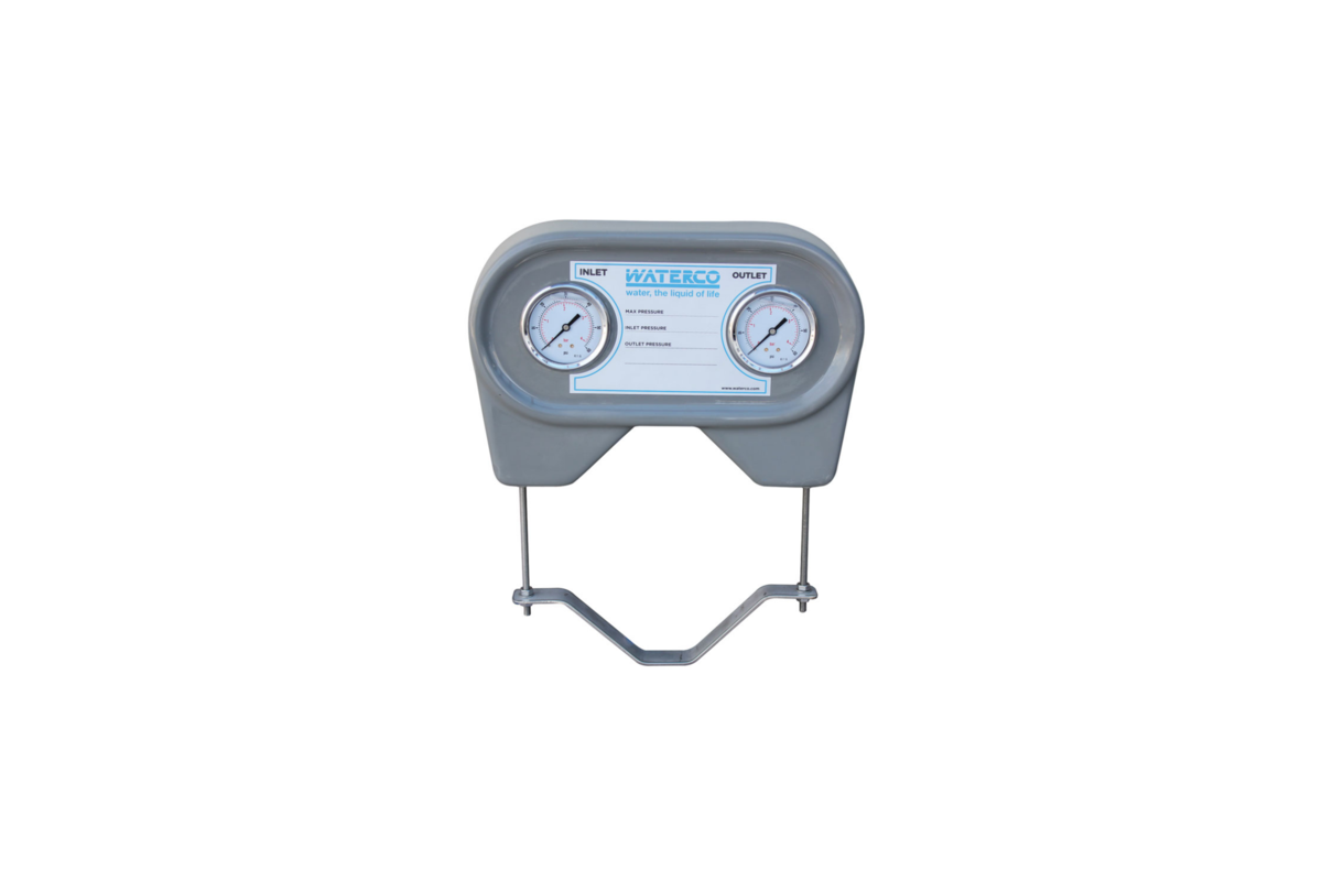 Dual pressure gauge panel - Waterco