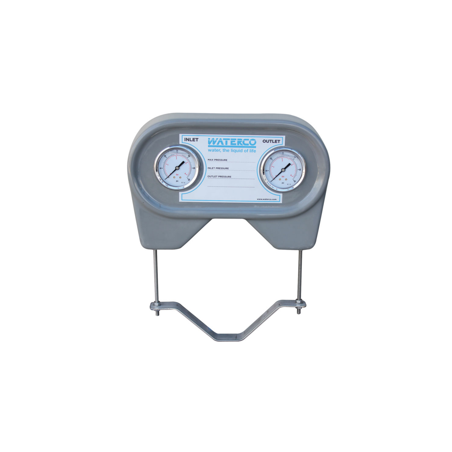 Dual pressure gauge panel - Waterco